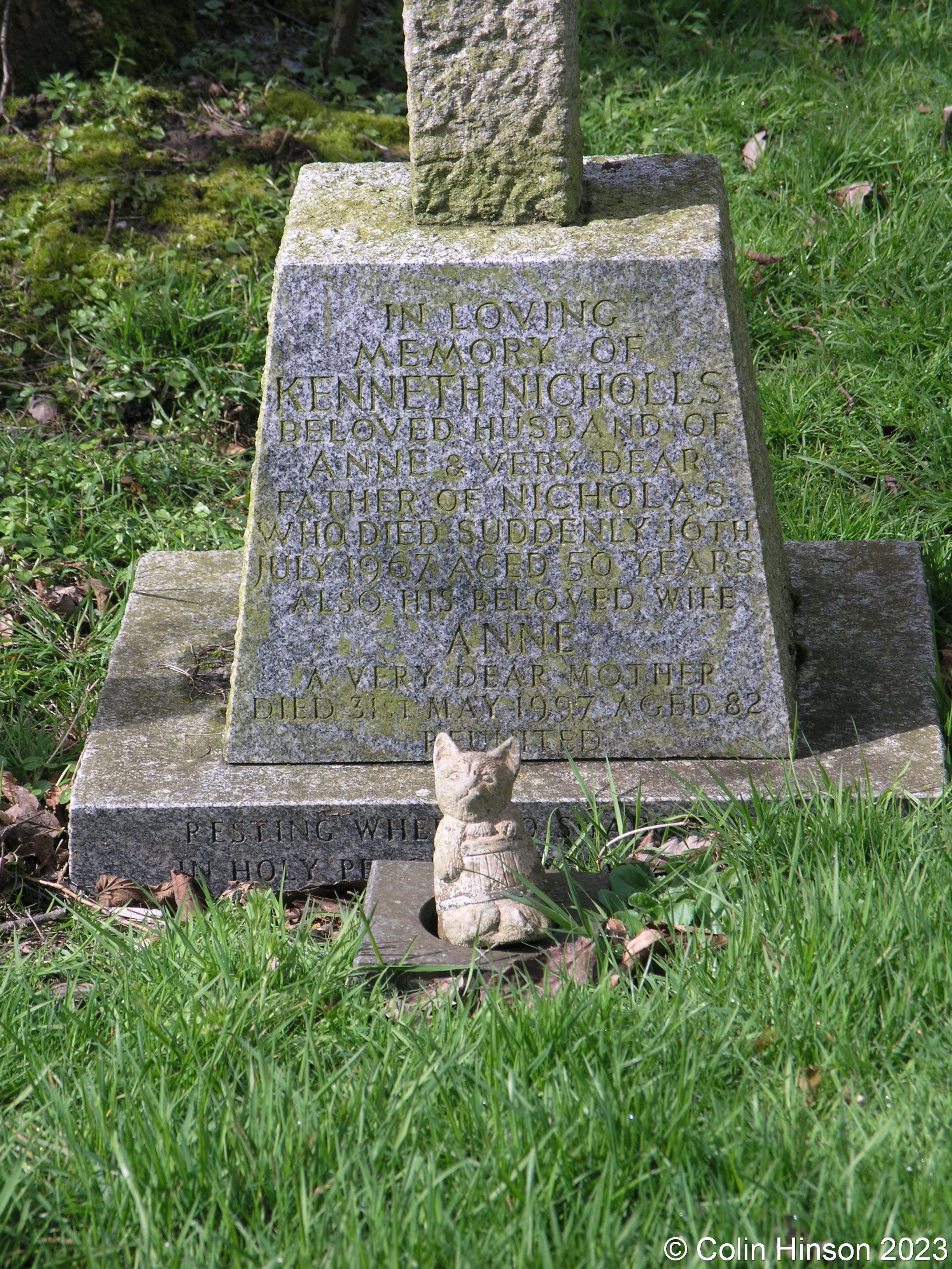 GENUKI: Walkington Churchyard gravestones etc., Yorkshire (East Riding)