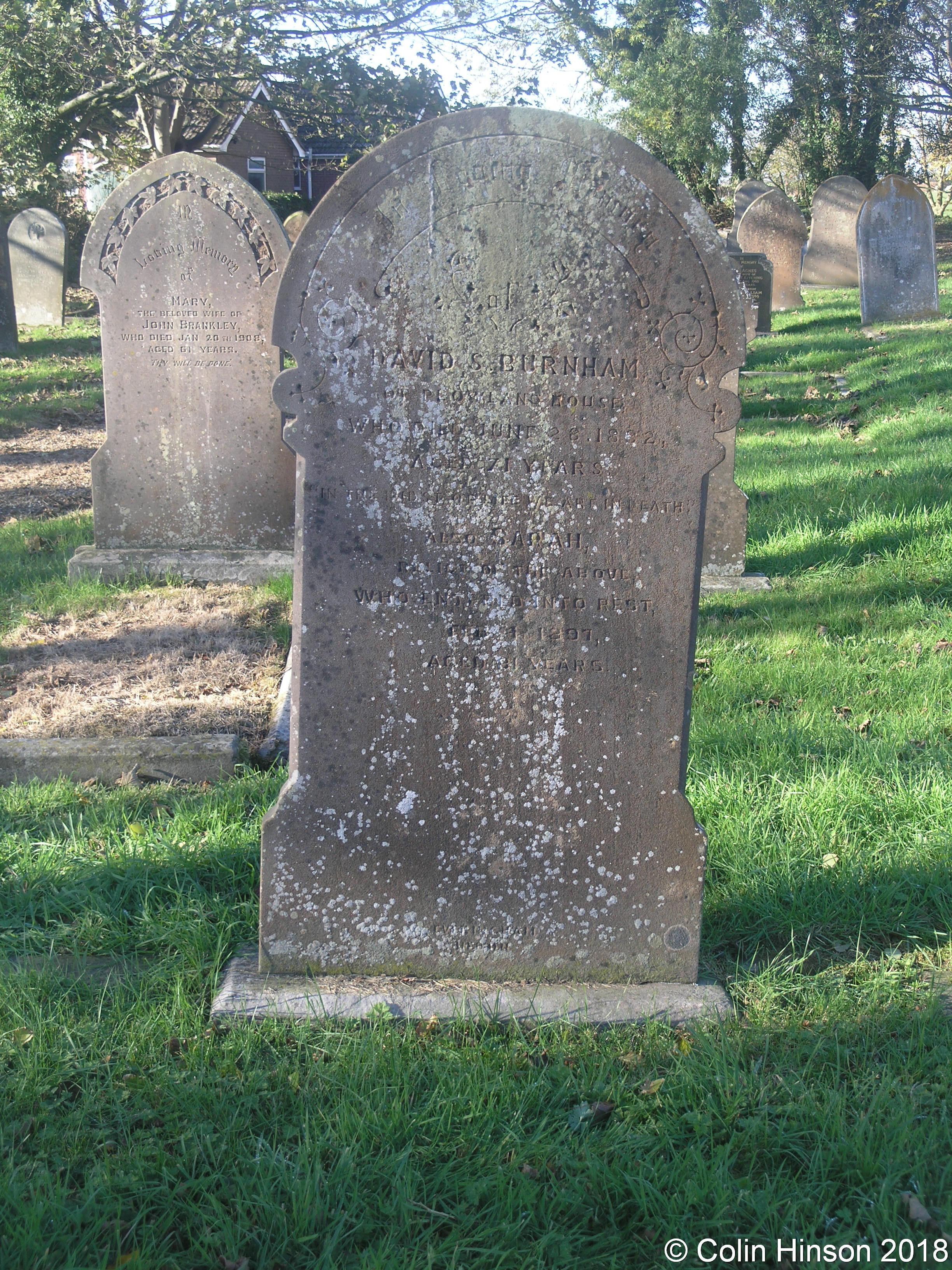 GENUKI: Welwick Churchyard gravestones etc., Yorkshire (East Riding)