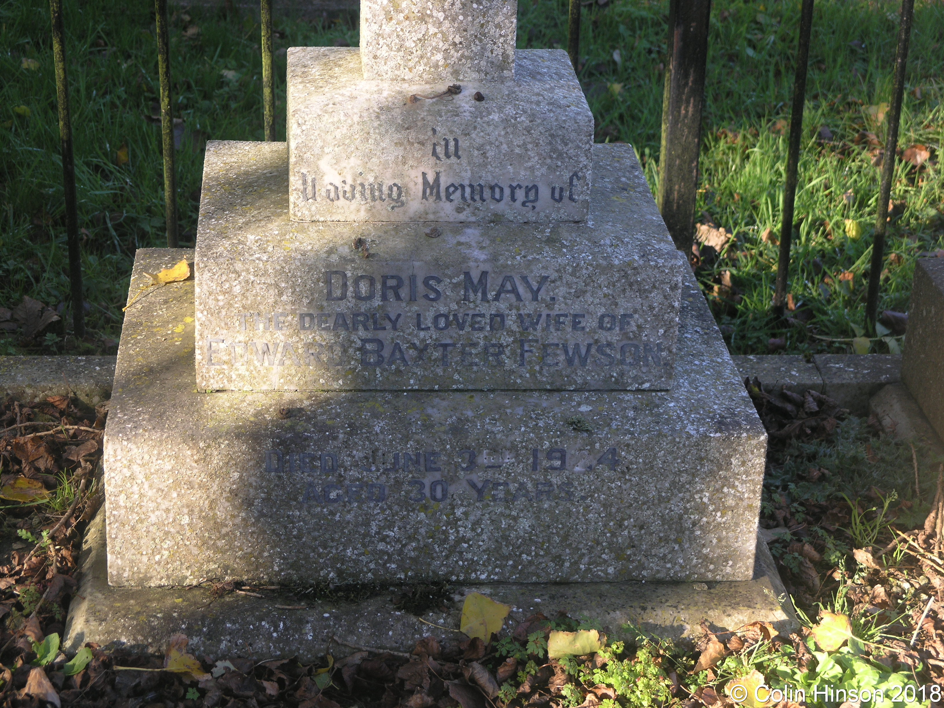 GENUKI: Welwick Churchyard gravestones etc., Yorkshire (East Riding)