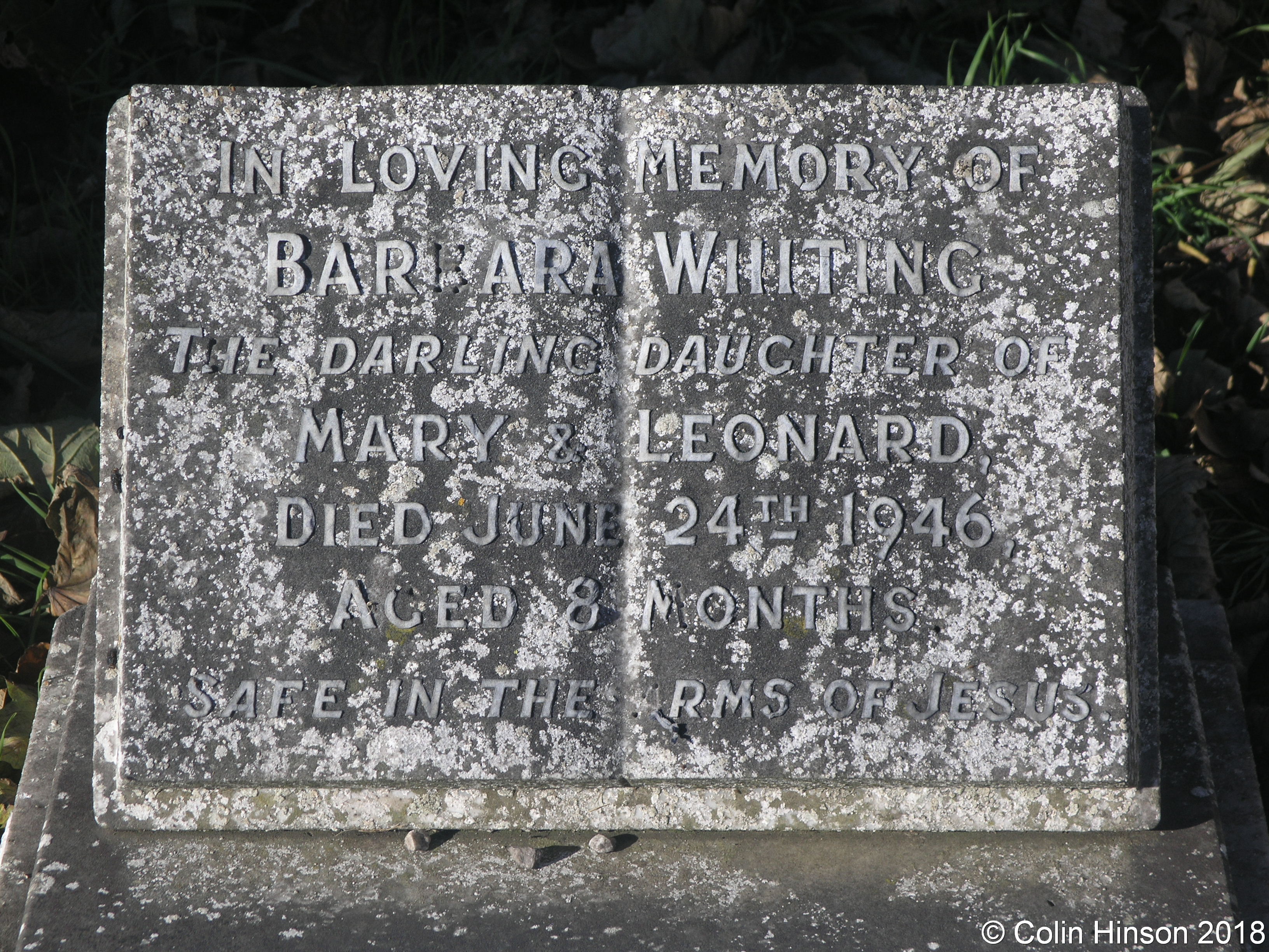 GENUKI: Welwick Churchyard gravestones etc., Yorkshire (East Riding)