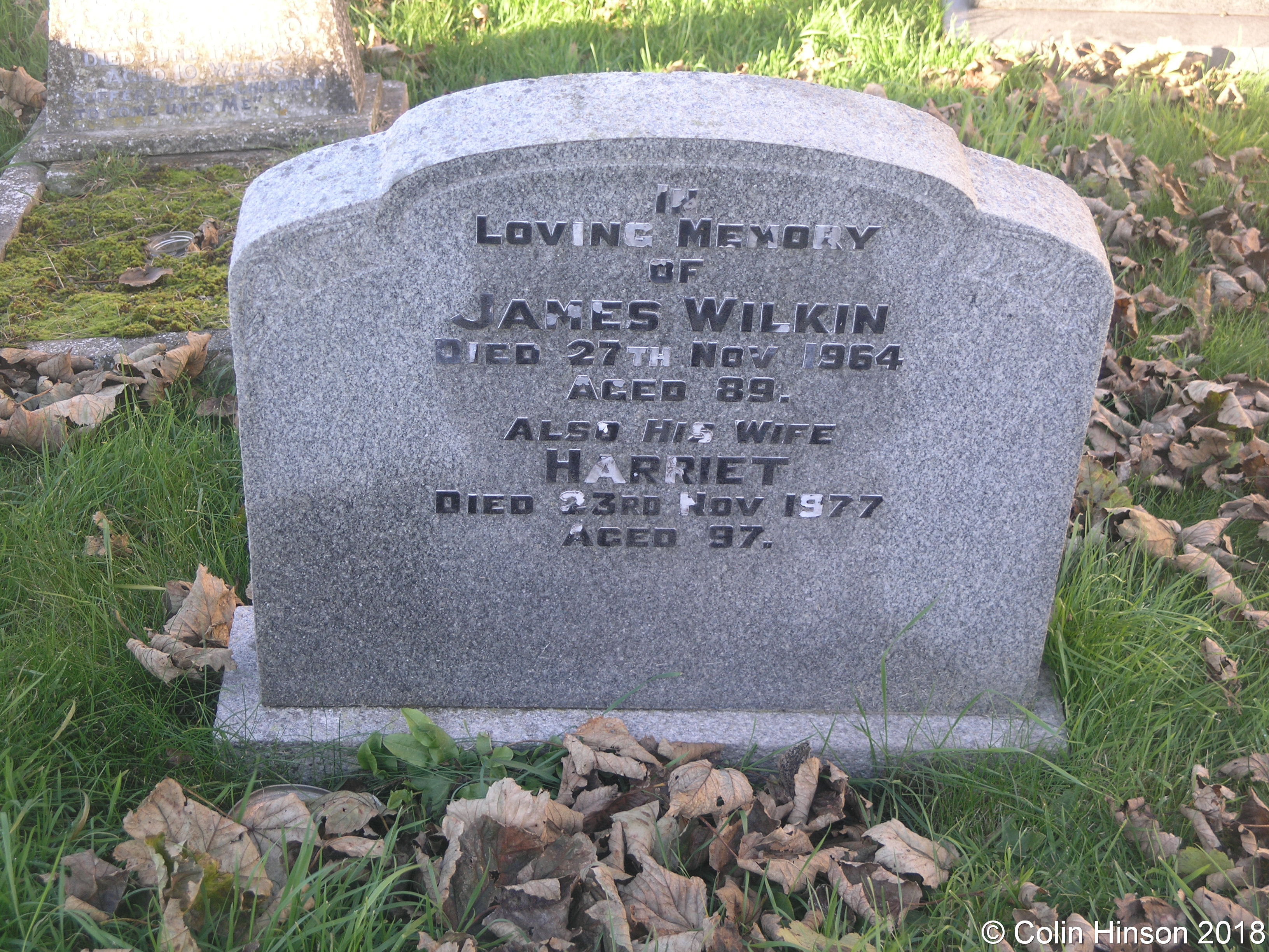 GENUKI: Welwick Churchyard gravestones etc., Yorkshire (East Riding)