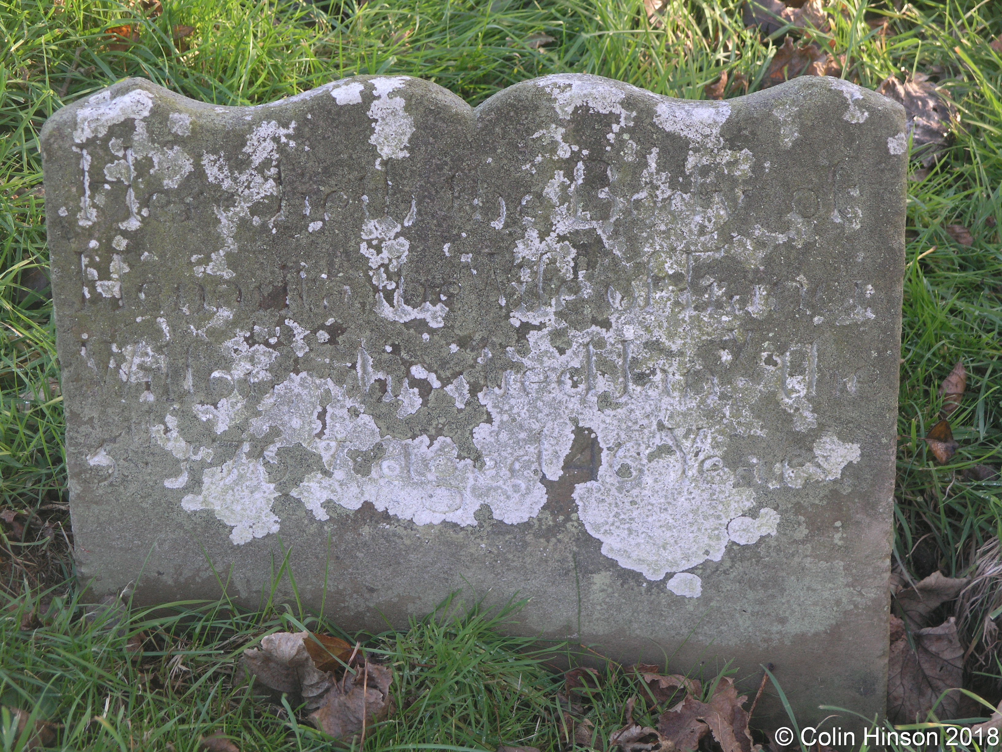 GENUKI: Welwick Churchyard gravestones etc., Yorkshire (East Riding)