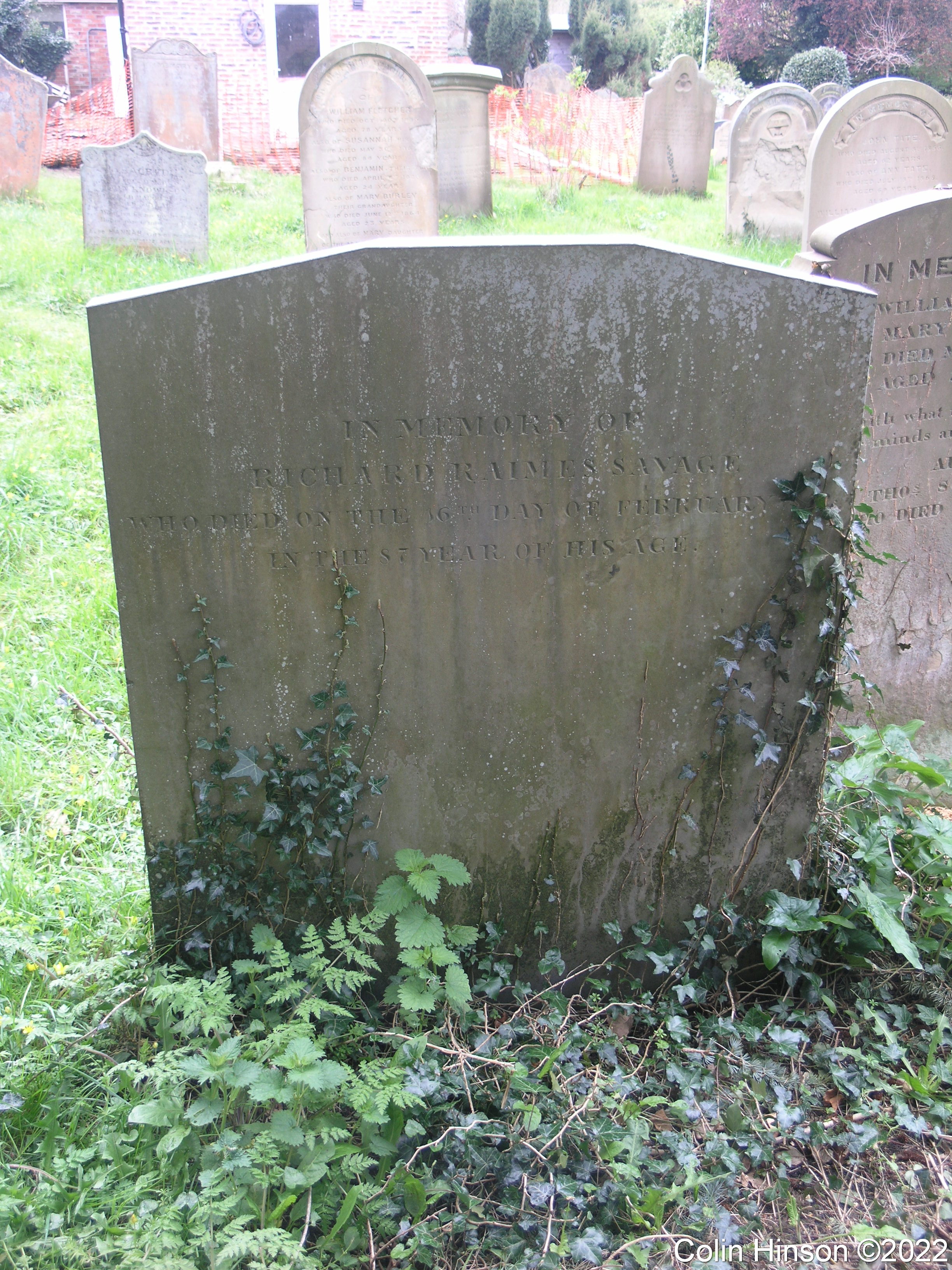 GENUKI: Wheldrake Churchyard gravestones etc., Yorkshire (East Riding)