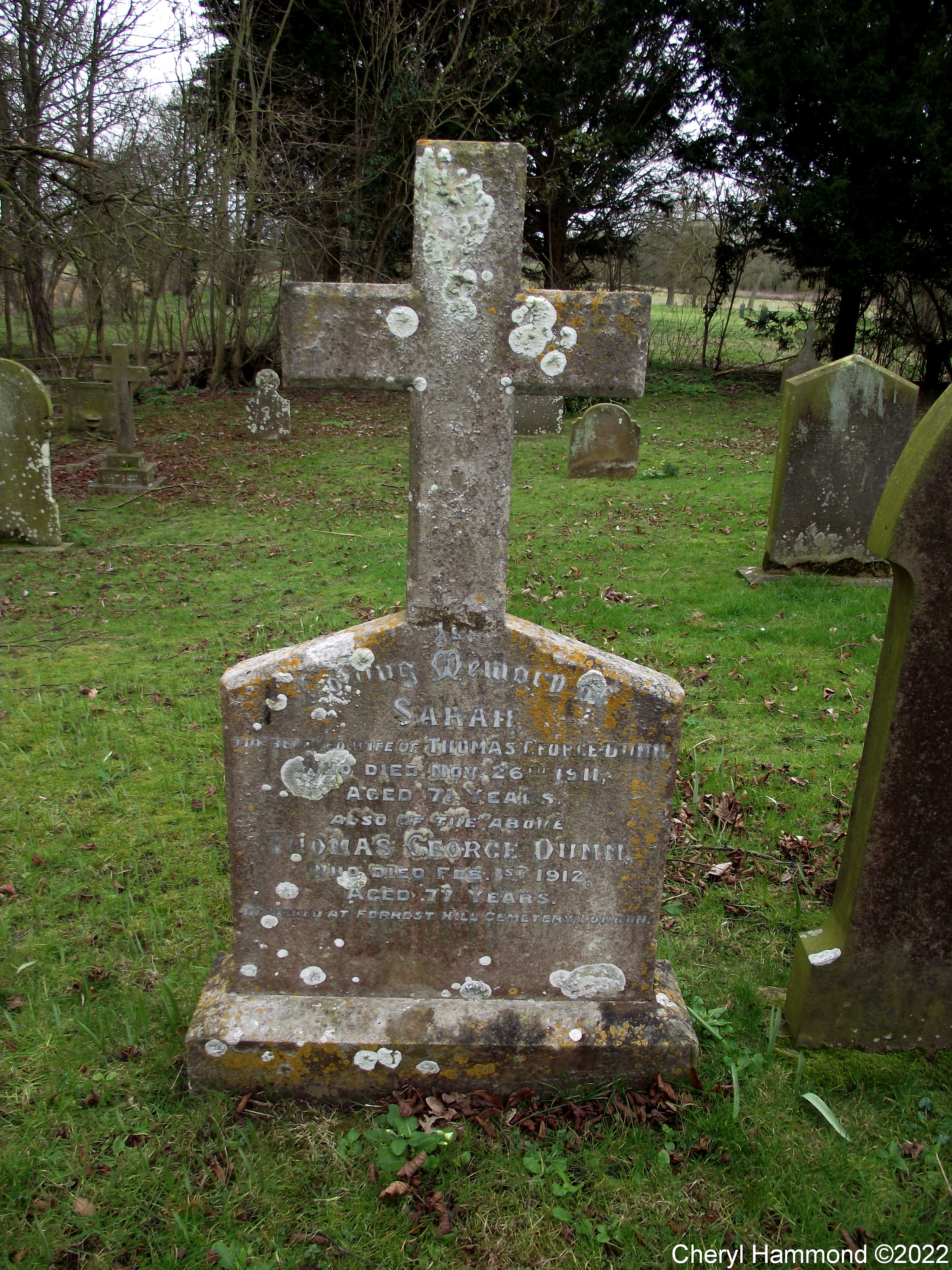 GENUKI: Winestead Churchyard gravestones etc., Yorkshire (East Riding)