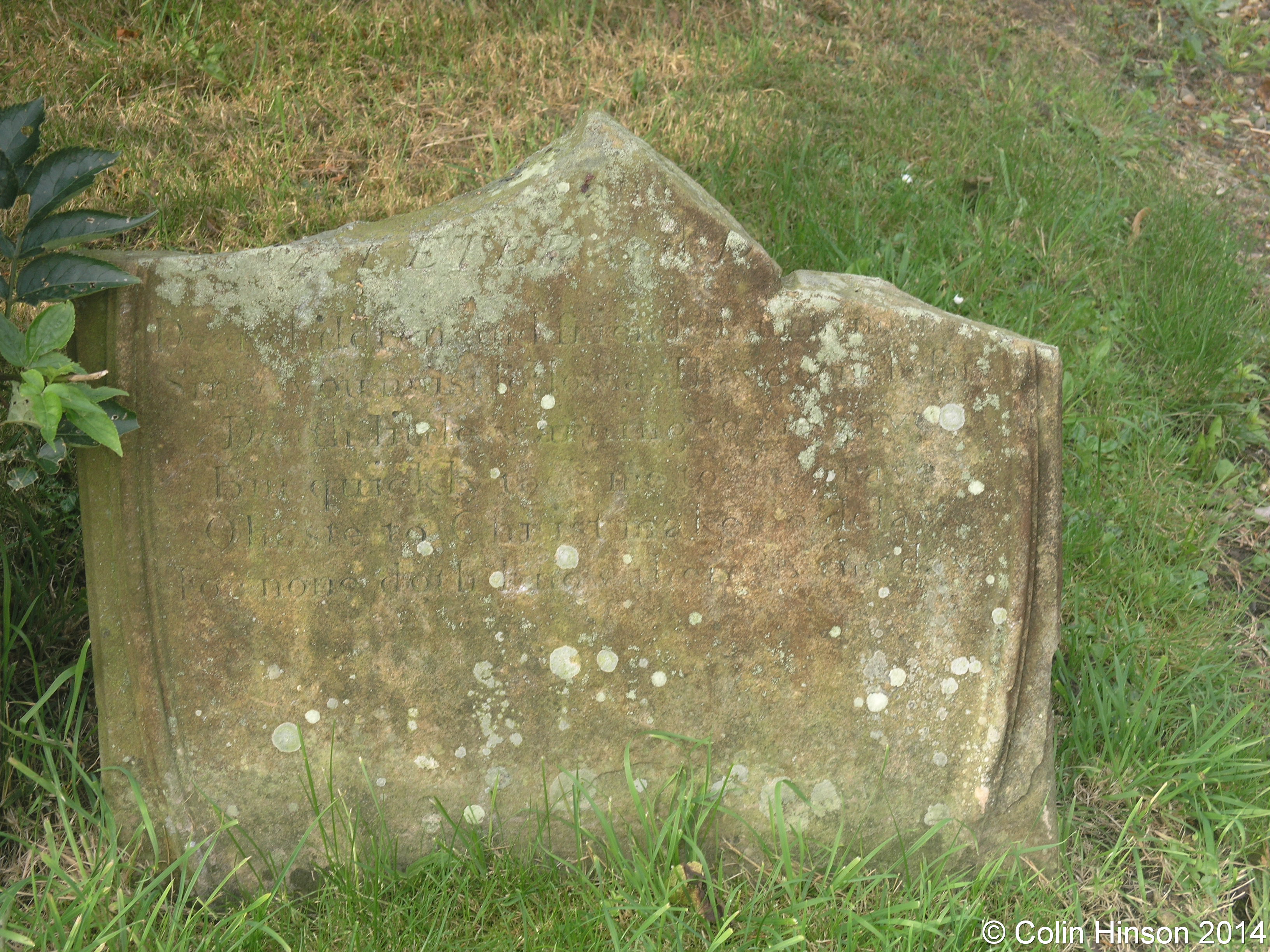 GENUKI: Withernwick Churchyard gravestones etc., Yorkshire (East Riding)