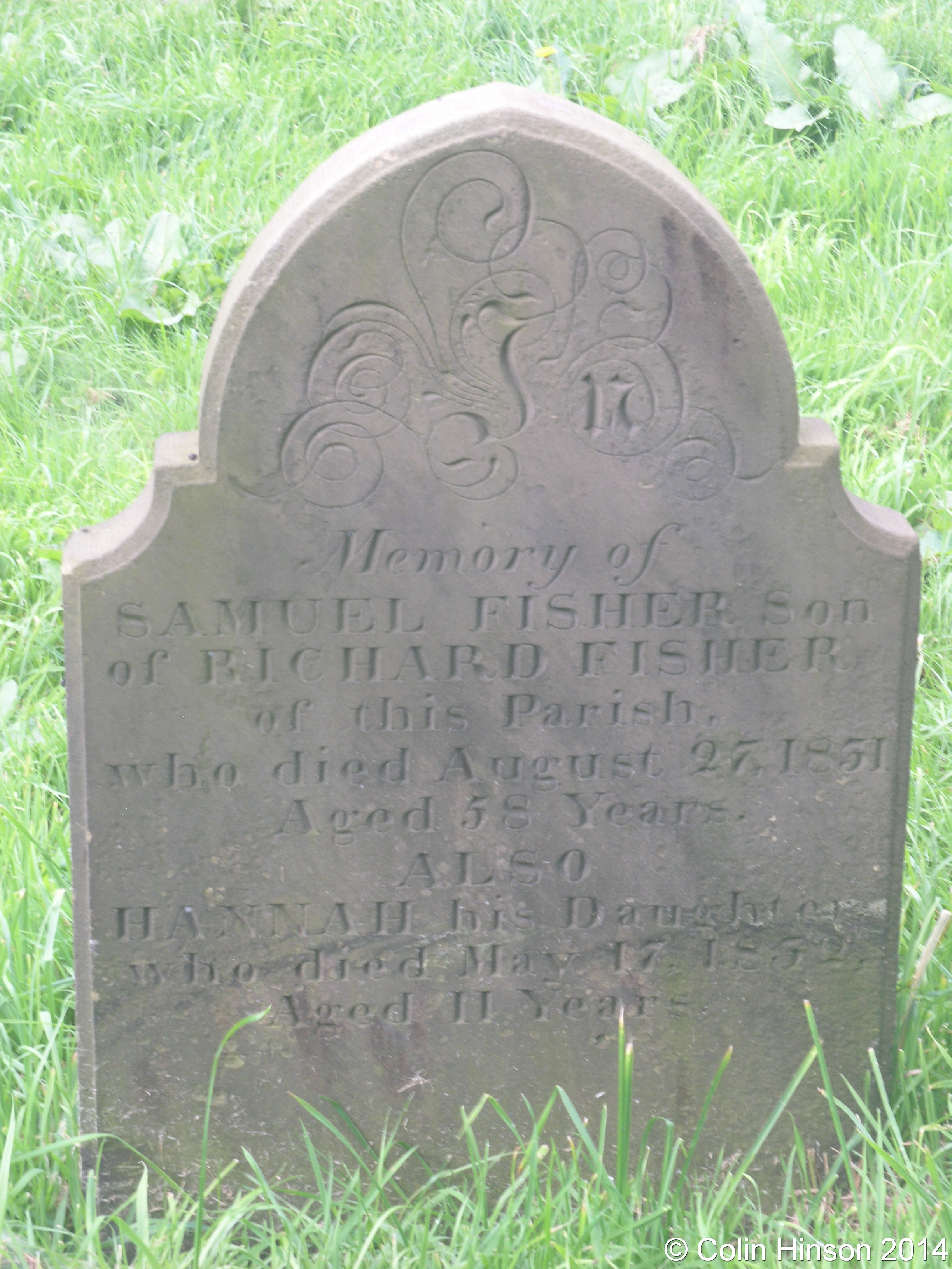 GENUKI: Withernwick Churchyard gravestones etc., Yorkshire (East Riding)