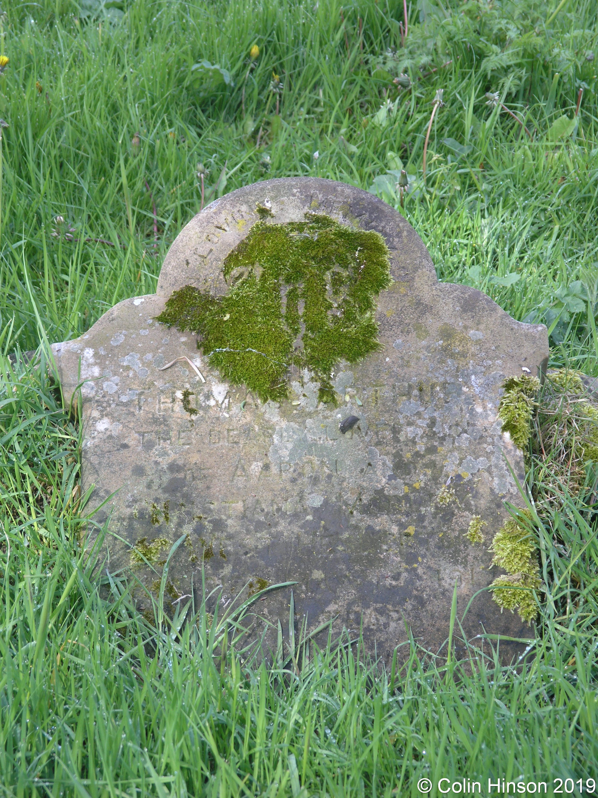 GENUKI: Yedingham Churchyard gravestones etc., Yorkshire (East Riding)